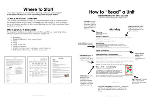 Playing Preschool Year 1: Homeschool Preschool Program - Busy Toddler